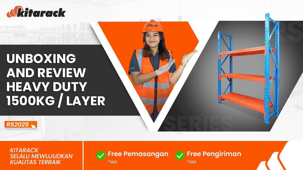 PRODUCT REVIEW RAK HEAVY DUTY 1500KG PERLAYER | RS2025 - Kitarack